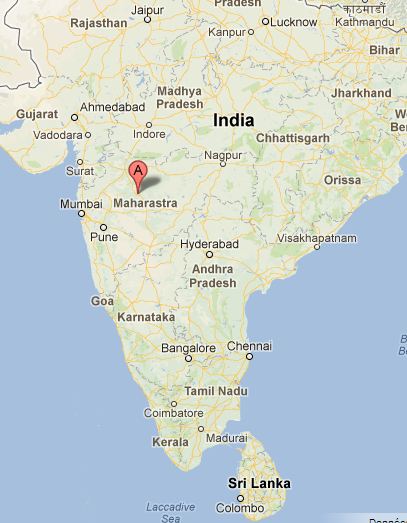 Carte Aurangabad | Noobvoyage